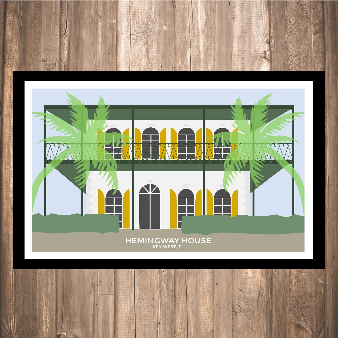INSTANT DOWNLOAD - Hemingway House Print - Etsy