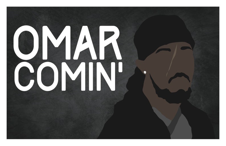 INSTANT DOWNLOAD the Wire omar Comin Print - Etsy