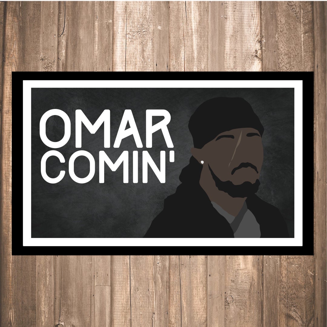 INSTANT DOWNLOAD the Wire omar Comin Print - Etsy