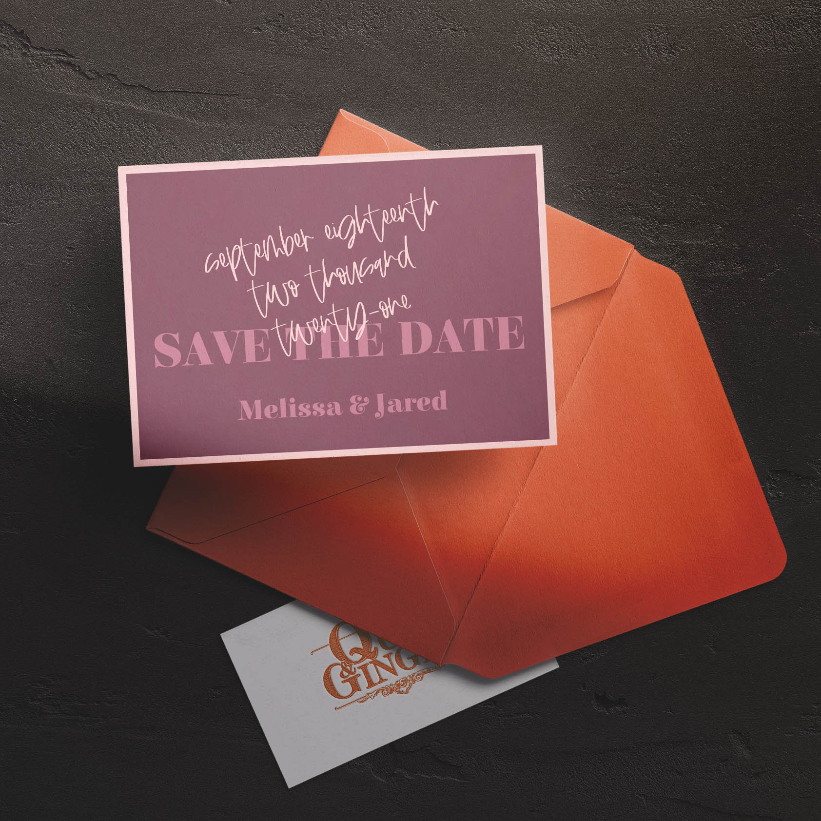 Modern Handwriting Save The Date The Melissa - Etsy.de