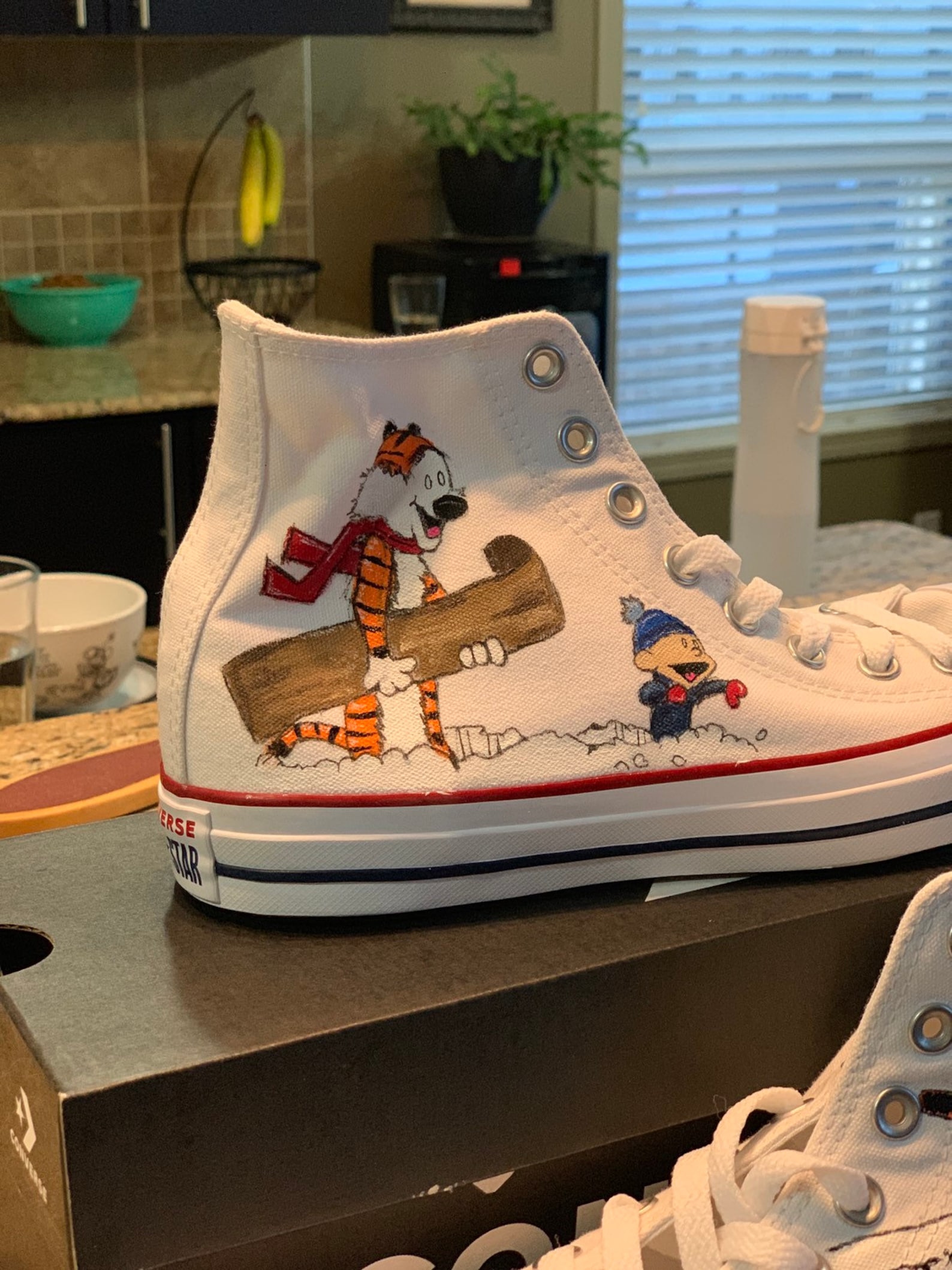 Custom Painted Converse INSPIRED by Characters Resembling | Etsy