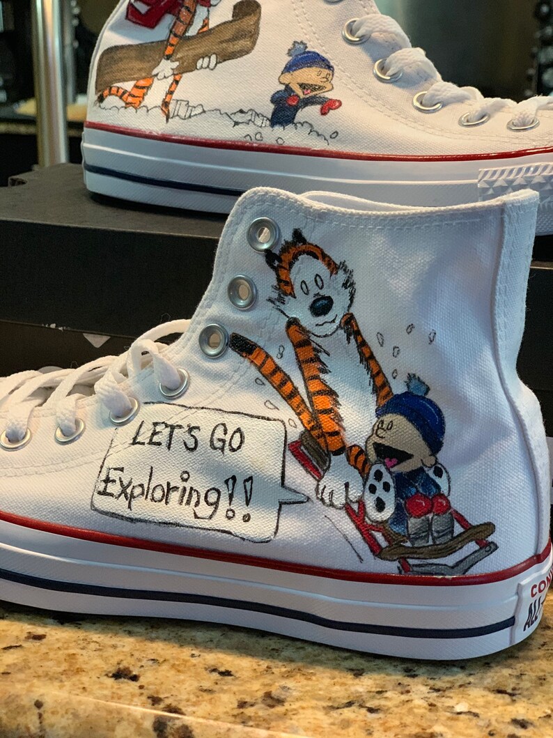 Custom Painted Converse INSPIRED by Characters Resembling | Etsy
