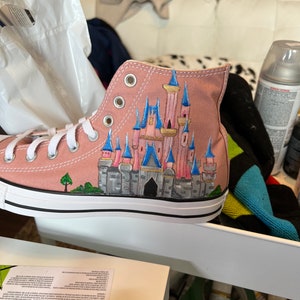 Custom Painted Hi-tops - Etsy