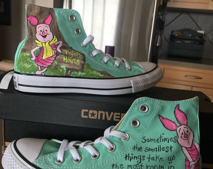 Custom Painted Converse Hi Tops Inspired by Disney's - Etsy