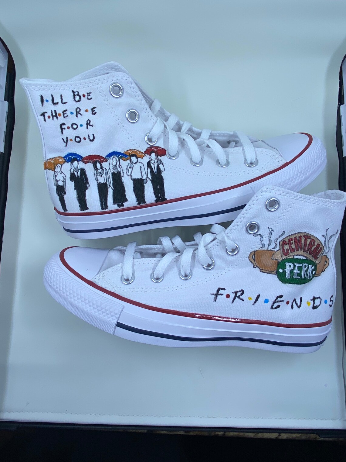 Custom Painted Converse Hi-Tops | Etsy