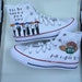 Custom Painted Converse Hi-tops - Etsy