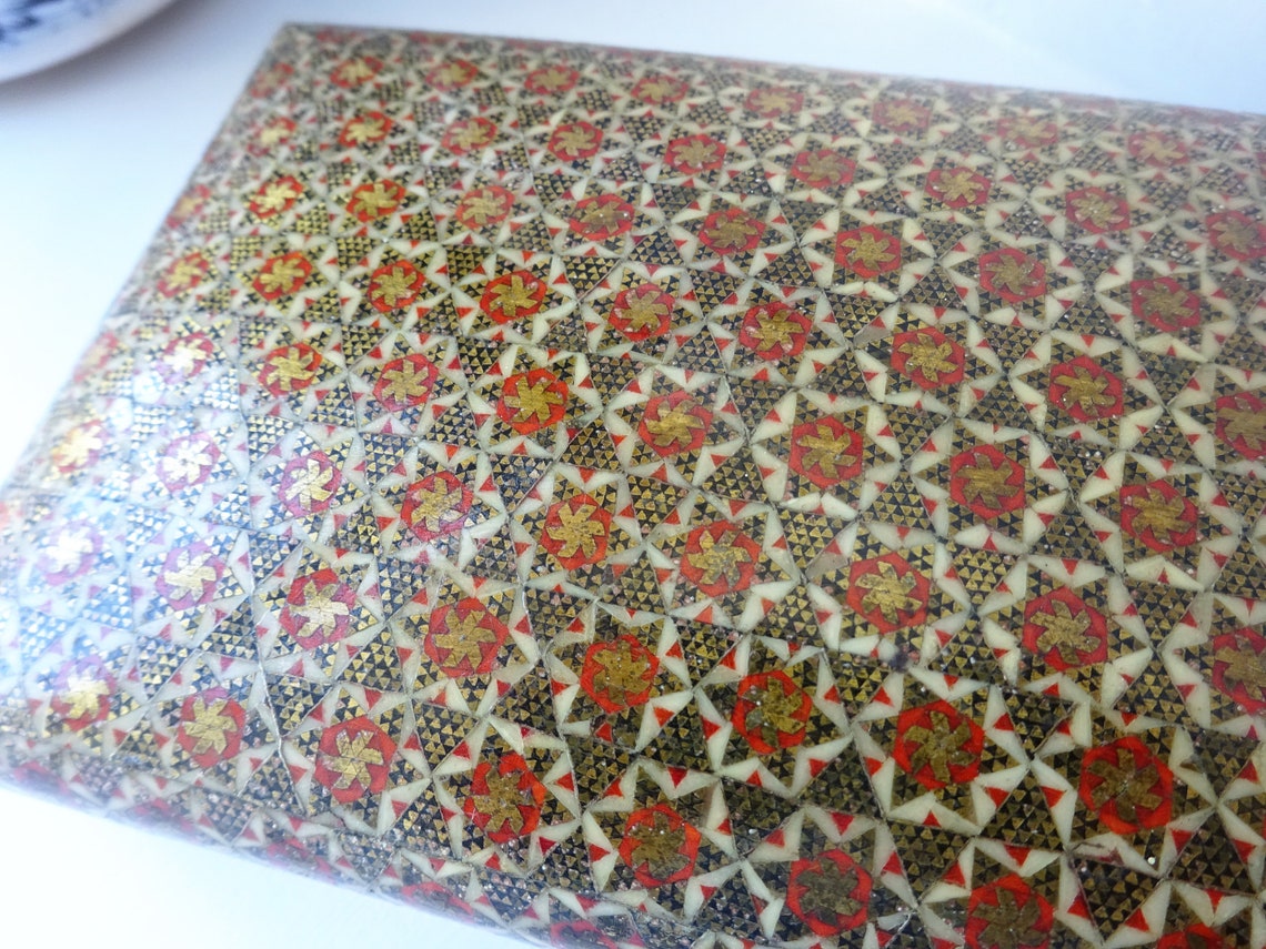 Antique Sadeli Ware Box, 19th Century Micro Mosaic Anglo Indian Casket ...