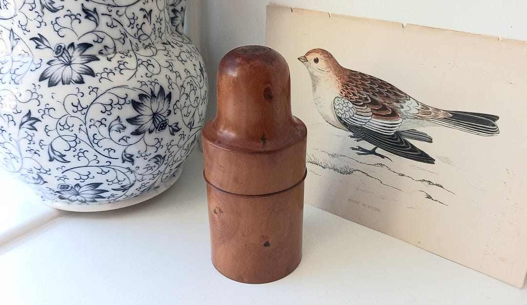 Victorian Treen Medicine Bottle Holder, S. Maw Son & Thompson, London ...