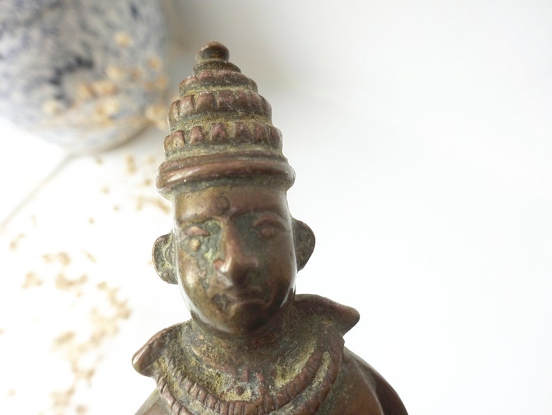 Antique Indian Brass Temple Bell, Hindu Hanuman Temple Bell Featuring ...