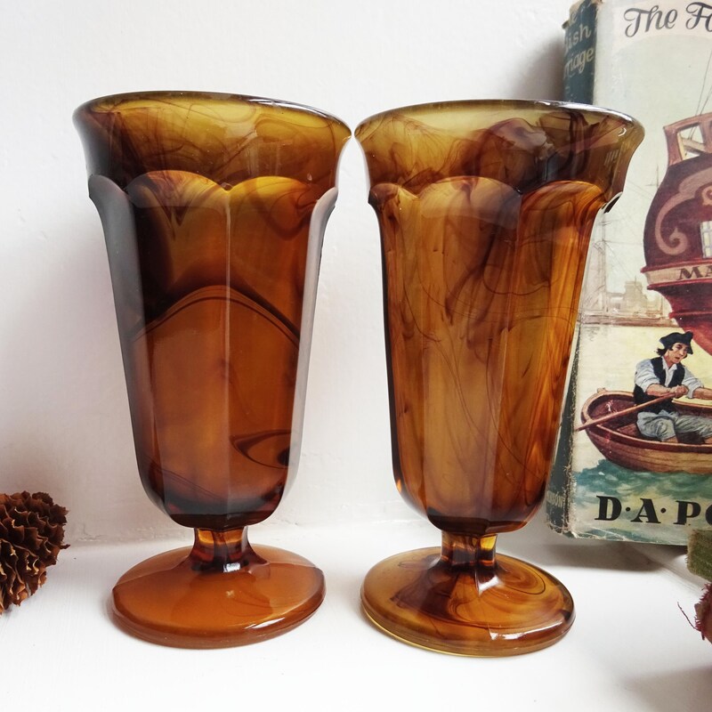 Glass Vase 19th Century - Etsy UK