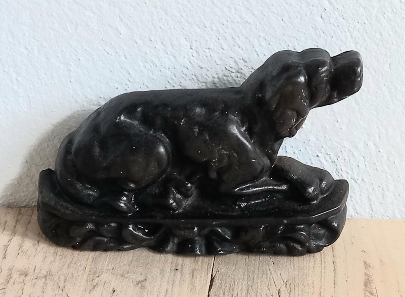 Antique Cast Iron Doorstop, 19th Century Spaniel Dog Doorstop ...