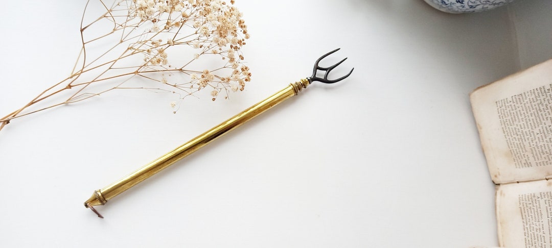 Antique Brass Toasting Fork, Telescopic Toasting Fork, Victorian ...