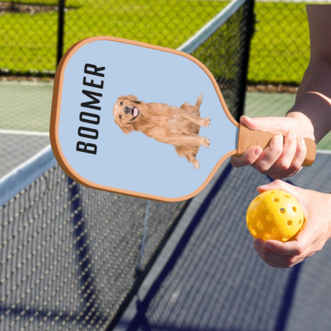 Pet Custom Pickleball Paddle With Your Pet Picture - Personalized ...