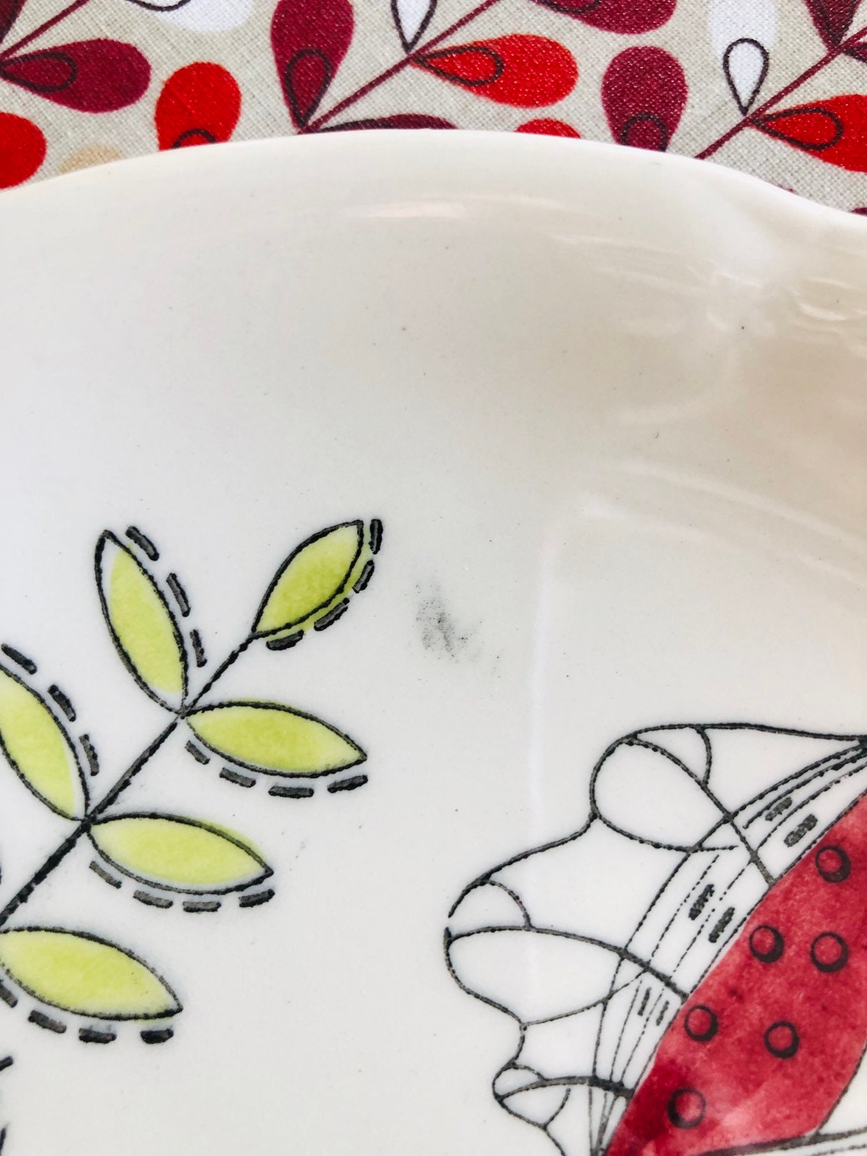 An iconic 1950s JAS Broadhurst ironstone hand painted salad or | Etsy