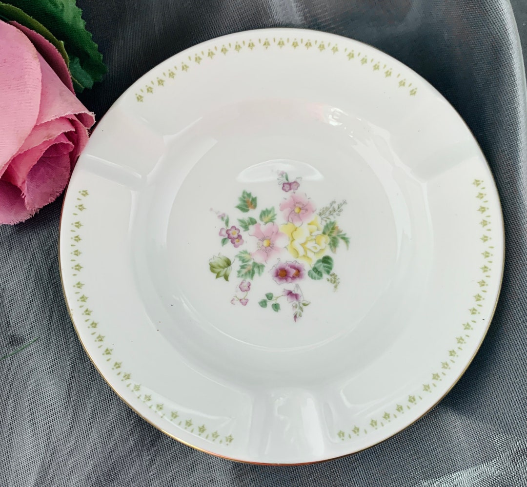 A Vintage Wedgwood Bone China 'mirabelle' Ash Tray or Trinket Dish. so ...