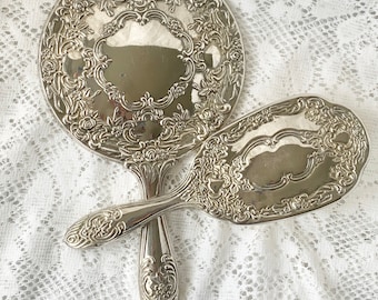 Silver Vanity Set | Etsy