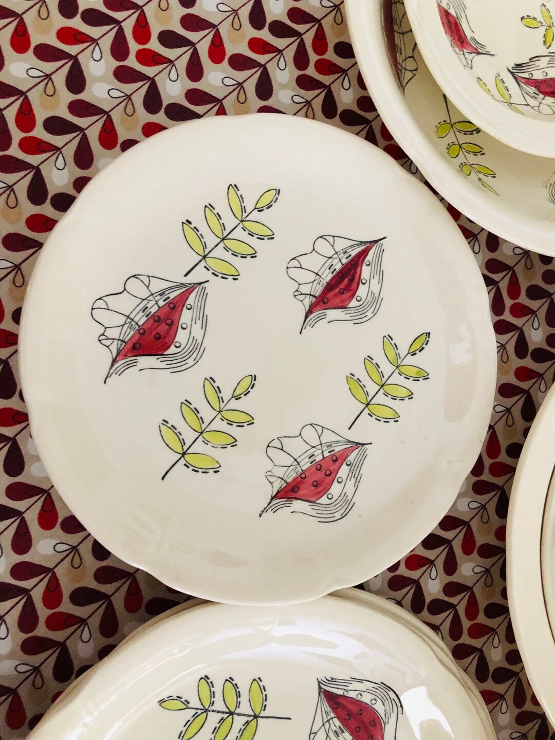 An Iconic 1950s JAS Broadhurst Ironstone Hand Painted Salad or - Etsy