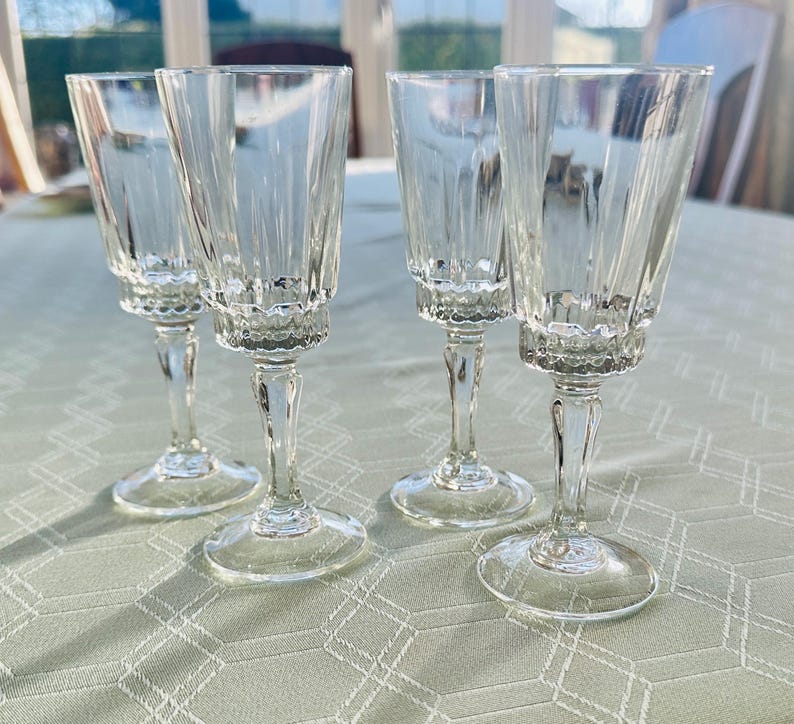 Copas de cristal pequeñas para vino: Copas para vino de postre, juego ...