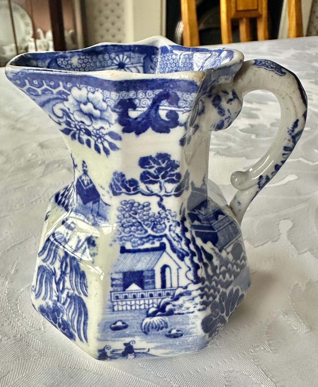 Antique Mason's Hydra Cream Jug: Blue Willow Pattern, Late 1800s - Etsy