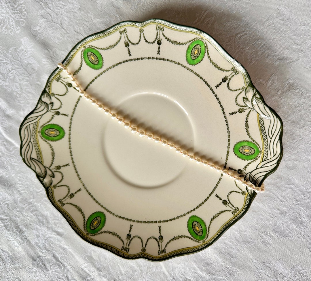This Antique Art Deco Royal Doulton duchess Cake Plate is so - Etsy