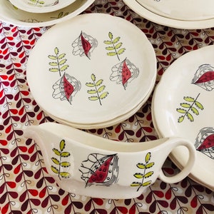An Iconic 1950s JAS Broadhurst Ironstone Hand Painted Salad or - Etsy