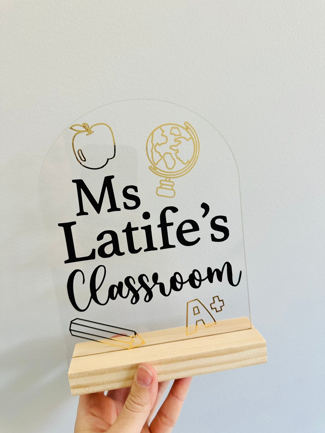 Personalised Classroom Sign - Etsy