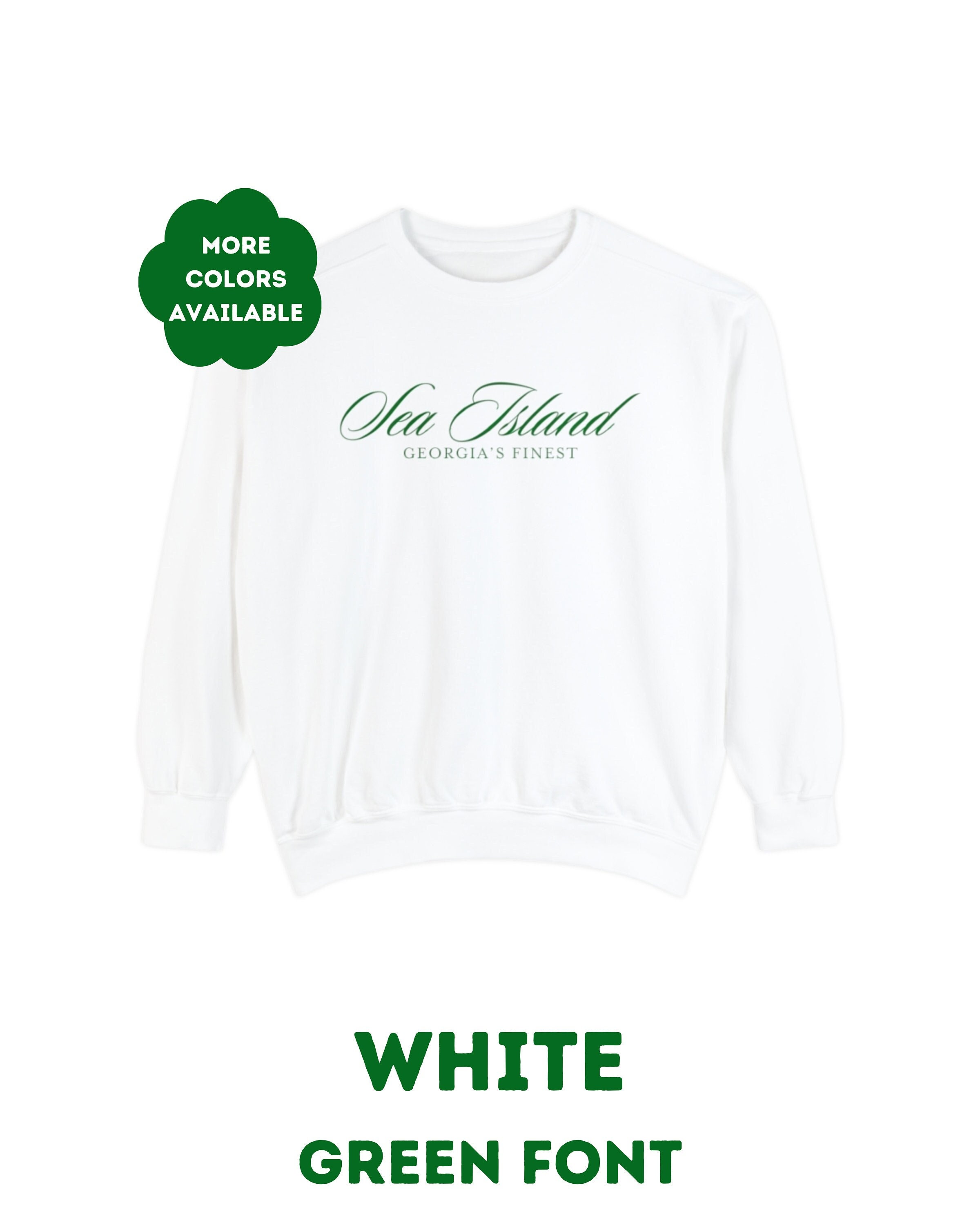 Sea Island Georgia Comfort Colors Crewneck, Sea Island Gifts, Sea ...