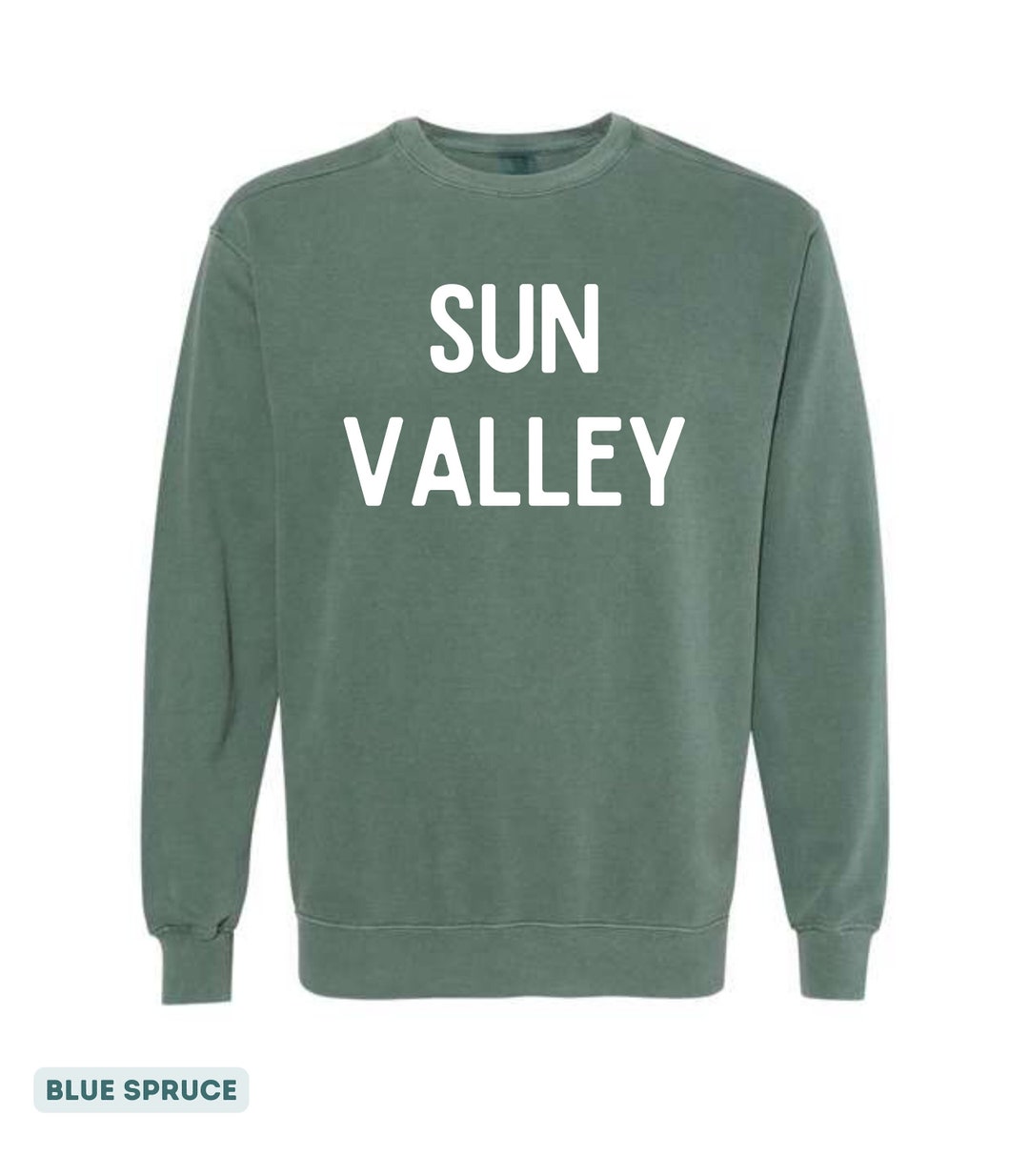 Sun Valley Crewneck Sweatshirt, Sun Valley Gifts, Comfort Colors ...