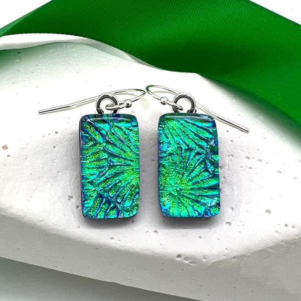 Blue Green Earrings - Etsy