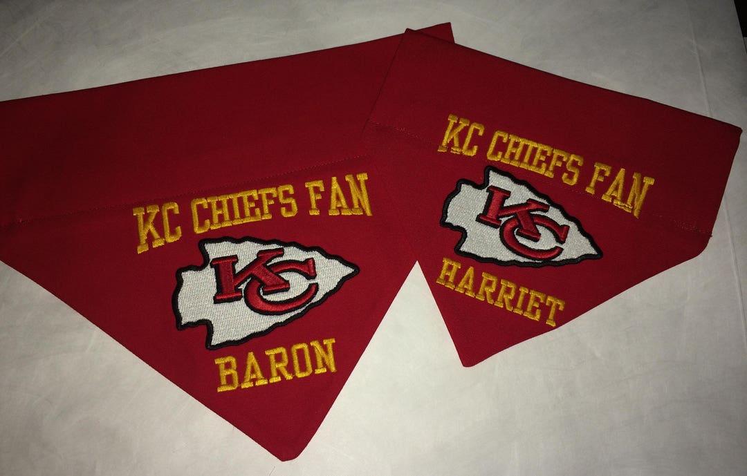 Kansas City Chiefs Over the Collar Bandana - Etsy