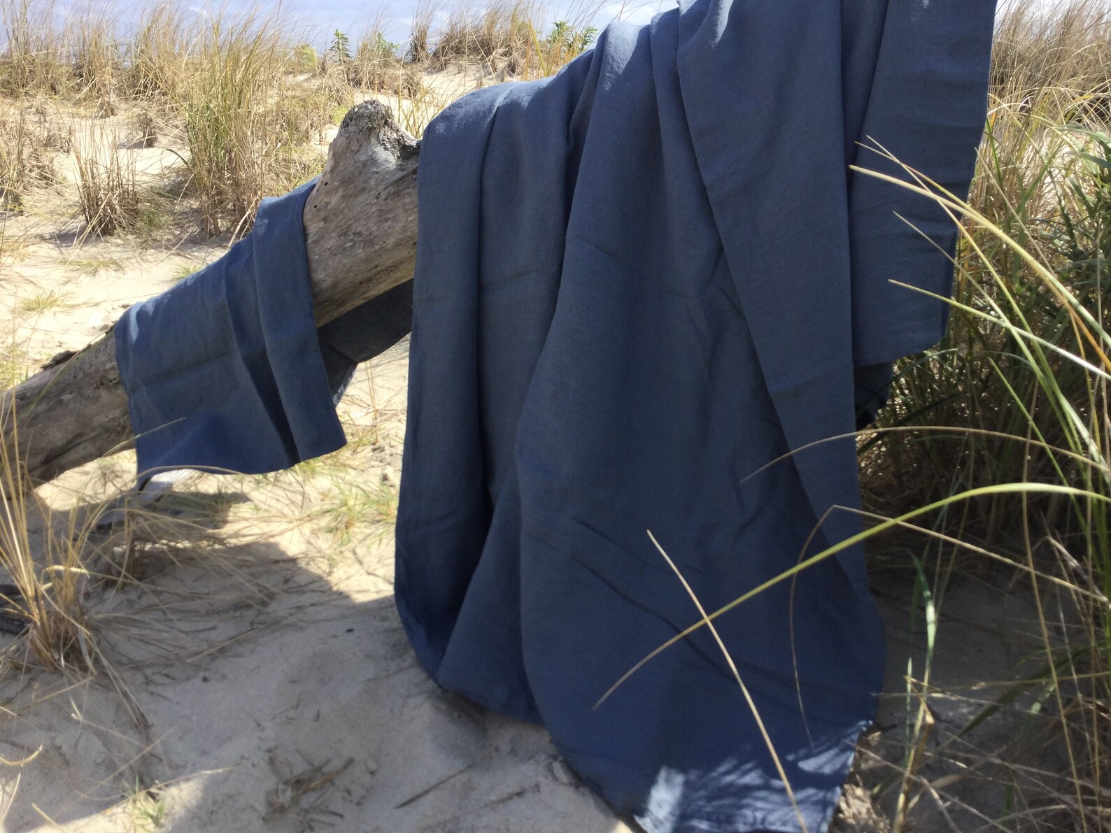 Blue Gray Linen Sheet Set Queen King Premium Quality - Etsy