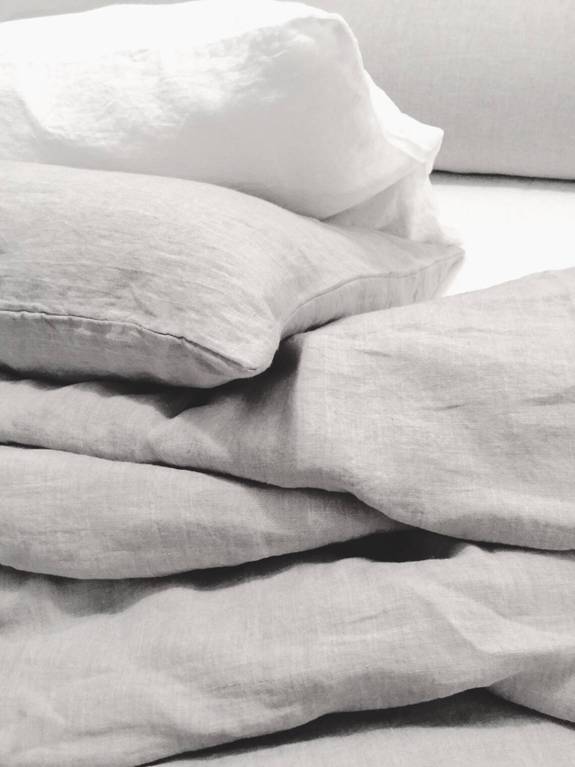 Natural Linen SHEETS 4pc Linen Sheet Set or Separate Sheets | Etsy