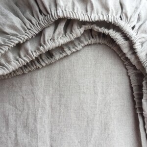 Natural Linen SHEETS 4pc Linen Sheet Set or Separate Sheets | Etsy