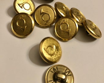 Gold Colored Buttons - Etsy