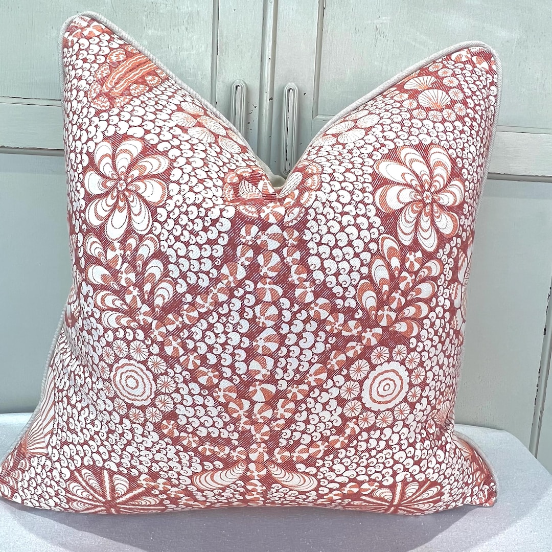 Cushions Made in Fermoie Shell Grotto Luxury Designer Decorative Beige ...