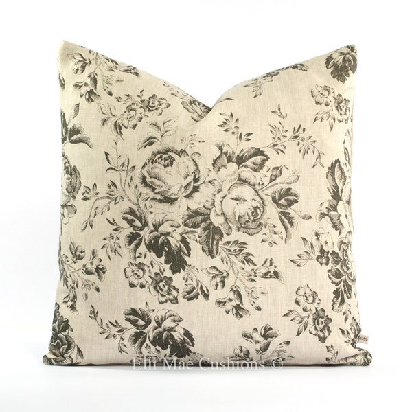 Cabbage Rose Pillow - Etsy