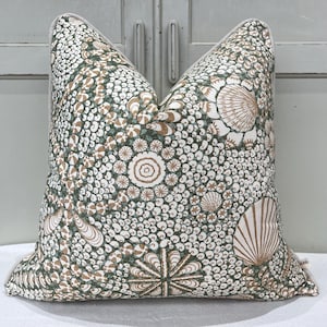 Cushions Made in Fermoie Shell Grotto Luxury Designer Decorative Beige ...