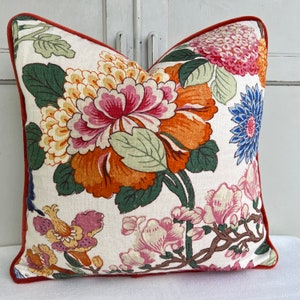 GP & Baker Magnolia Luxury Designer Cream Blue Orange Decorative ...
