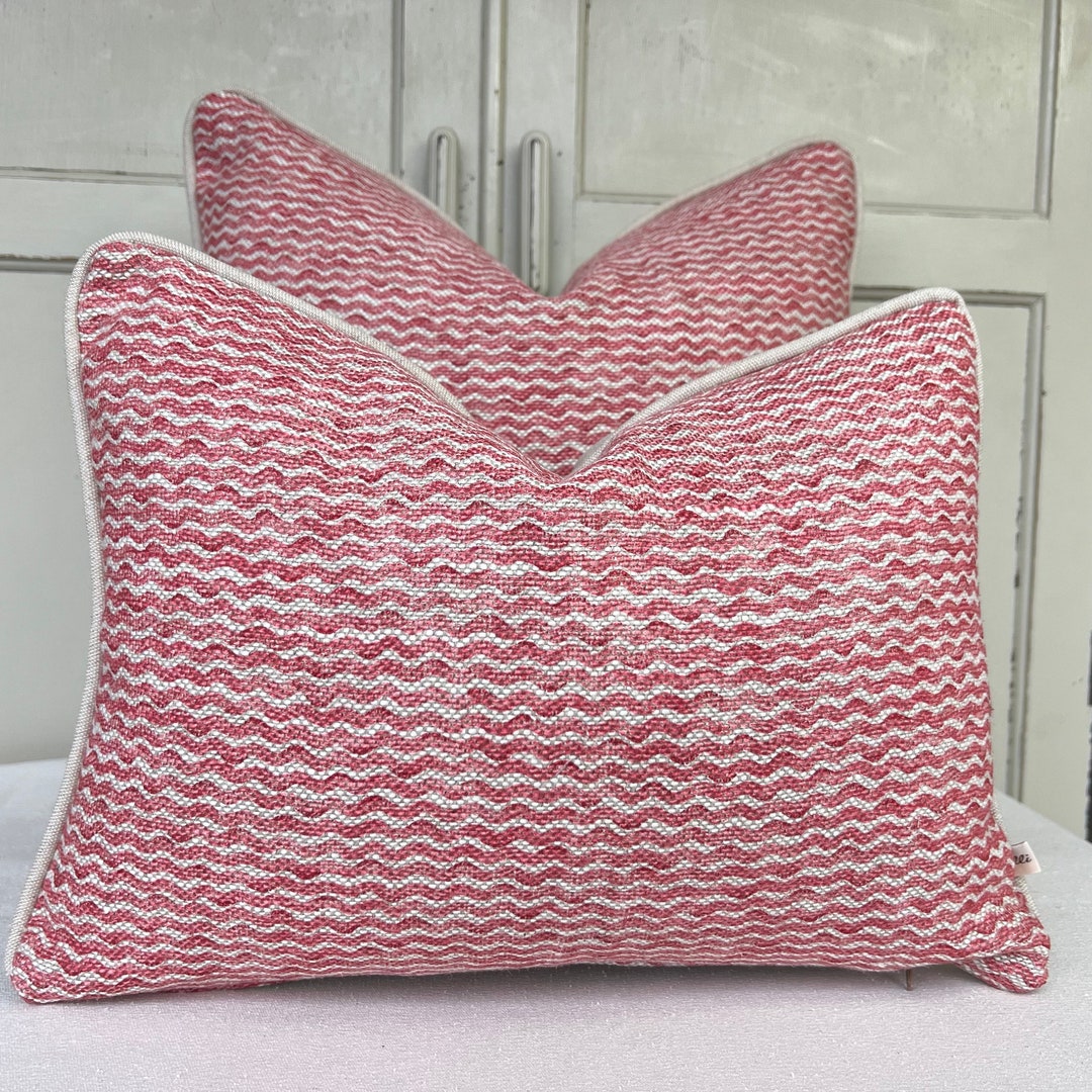 Cushions Made in Fermoie Popple Luxury Designer Decorative Raspberry ...