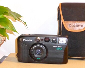 Canon Sure Shot Max Date 38mm F/3.5 Vintage Film 35mm Point Shoot ...