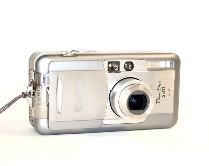 Vintage Canon Powershot S40 AF Digital Camera 4.1 MP Digital Camera Y2K ...