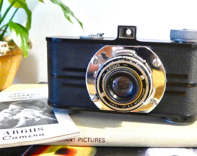 Vintage Argus IRC Model A 35mm Manual Camera Working Camera Black Art ...
