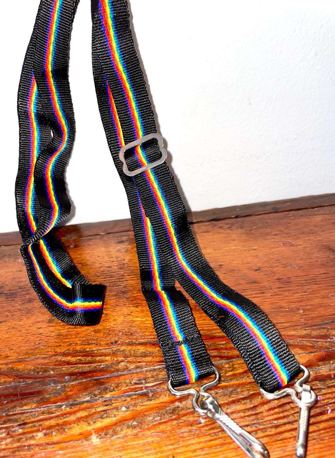 Vintage 70s Rainbow Camera Strap: Retro Rainbow Stripe Neck Strap for ...