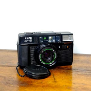 Vintage Ricoh AF-5 Point & Shoot 35mm Film Camera Black Compact 35mm ...