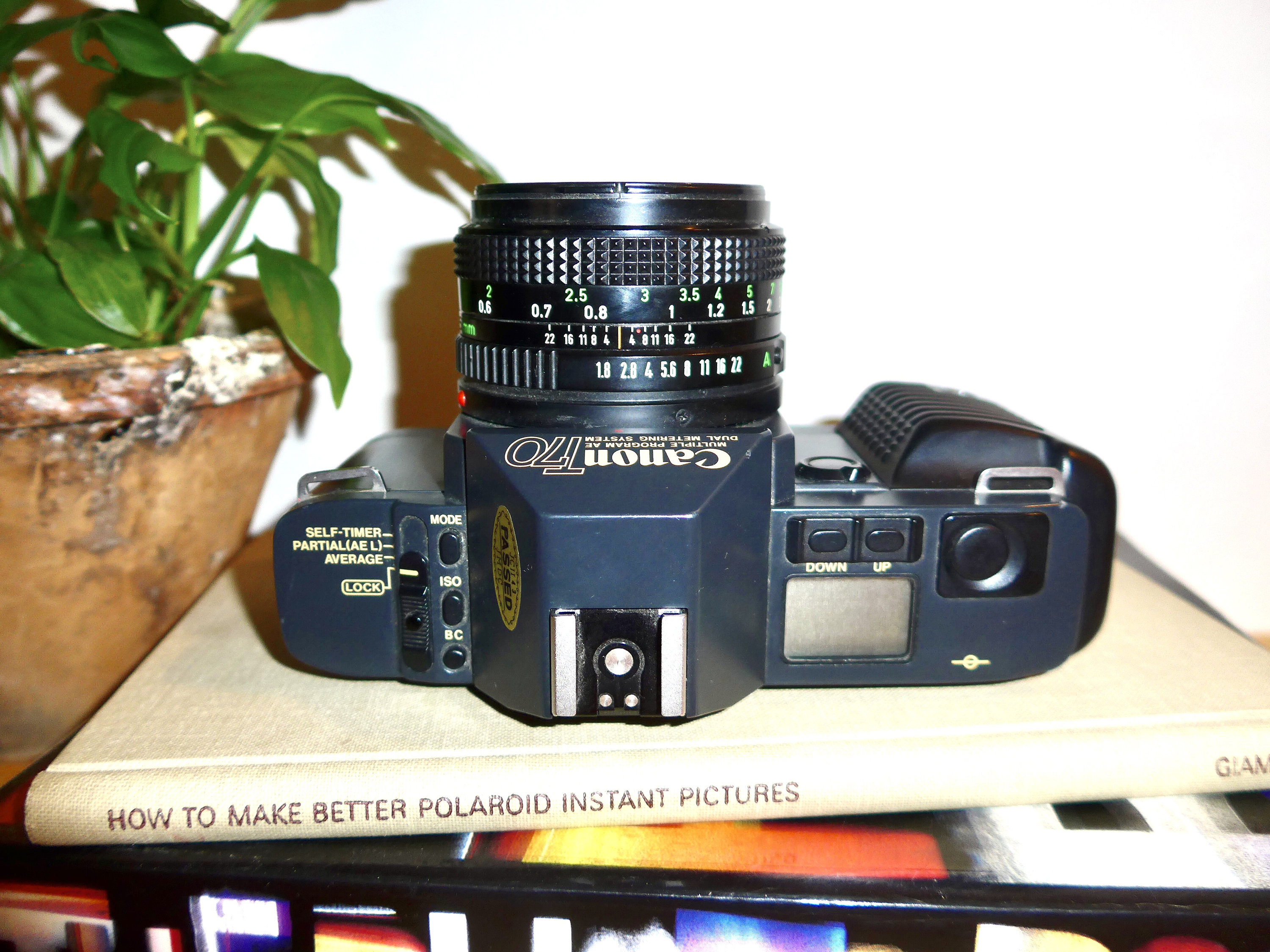 Vintage Canon T70 35mm Film Camera Canon T70 SLR Camera With Canon FD ...