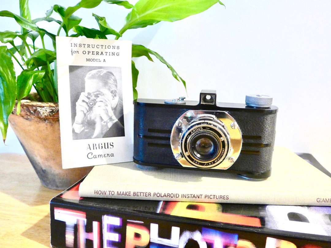 Vintage Argus IRC Model A 35mm Manual Camera Working Camera Black Art ...