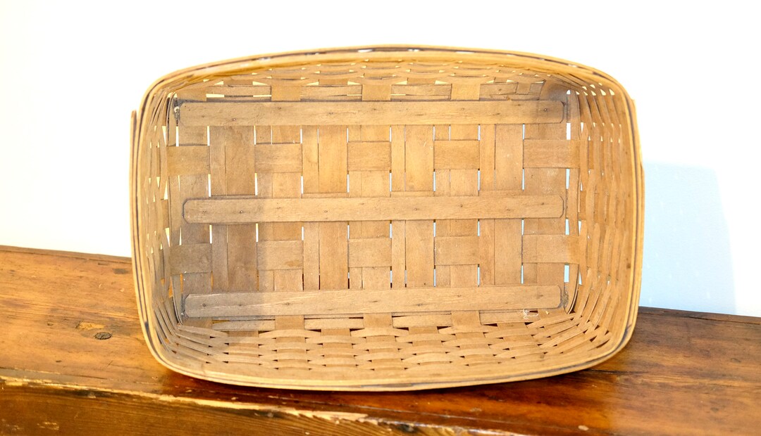 Vintage Longaberger Basket Rectangular Basket 19 Inch Long Rectangle ...