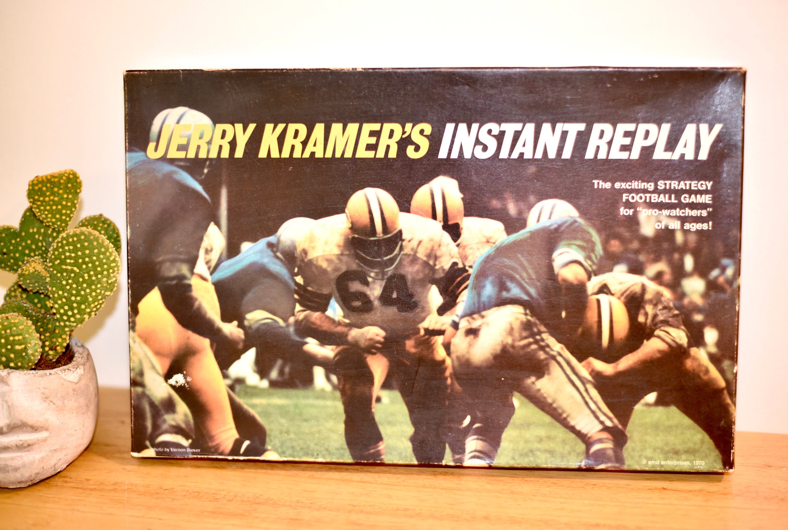 Vintage 70s Jerry Kramer's Instant Replay Board Game Football NFL ...