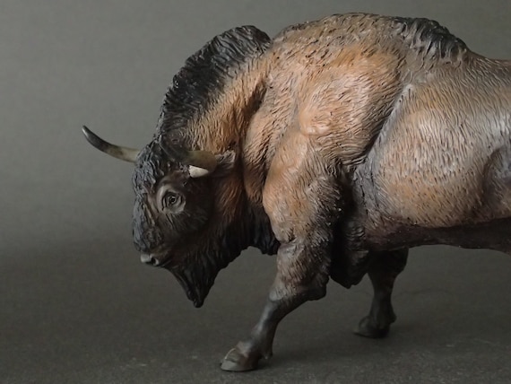 Steppe Bison Figure bison Priscus 1:20/resin/hand - Etsy