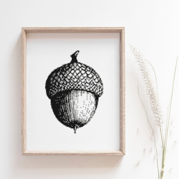 Acorn Embroidery - Etsy